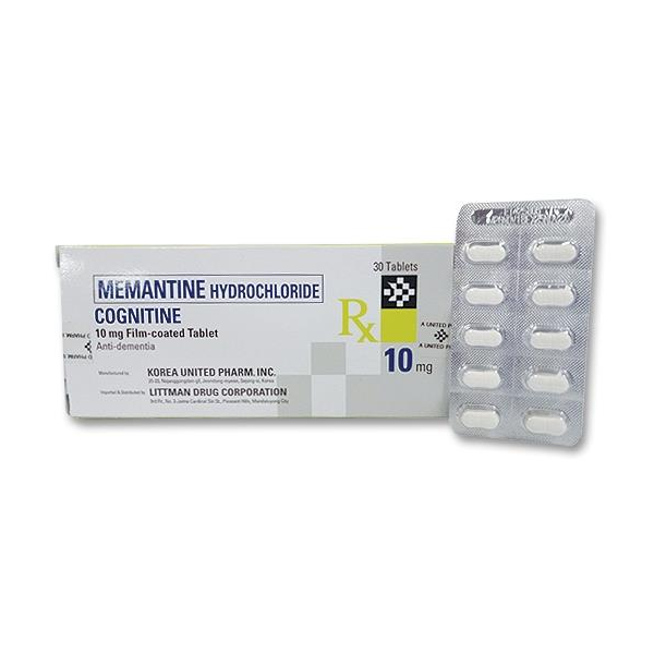 COGNITINE Memantine Hydrochloride 10mg Film-Coated Tablet 1's price in ...